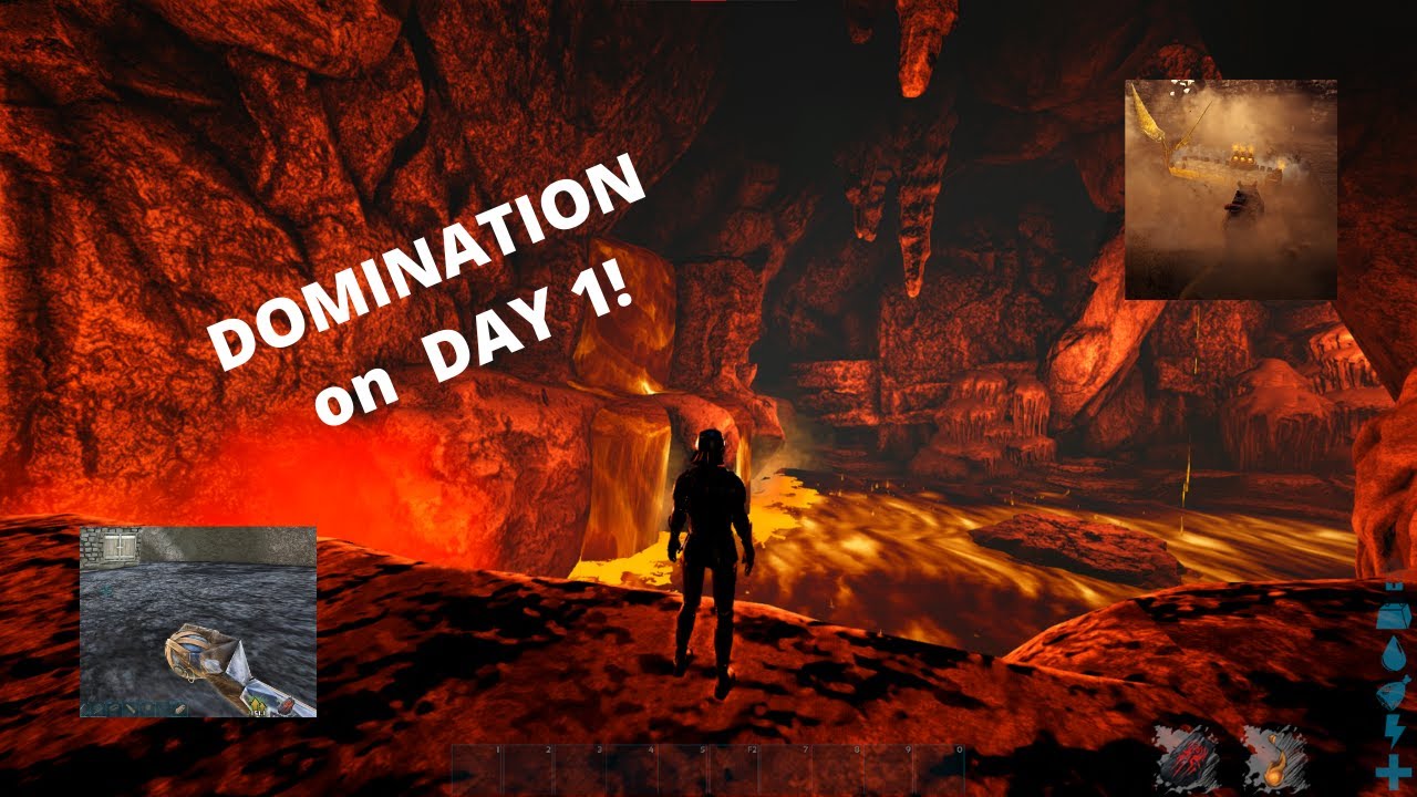 DOMINATING the MOST POPULATED SERVER on WIPE DAY! Bams server! Ark ...