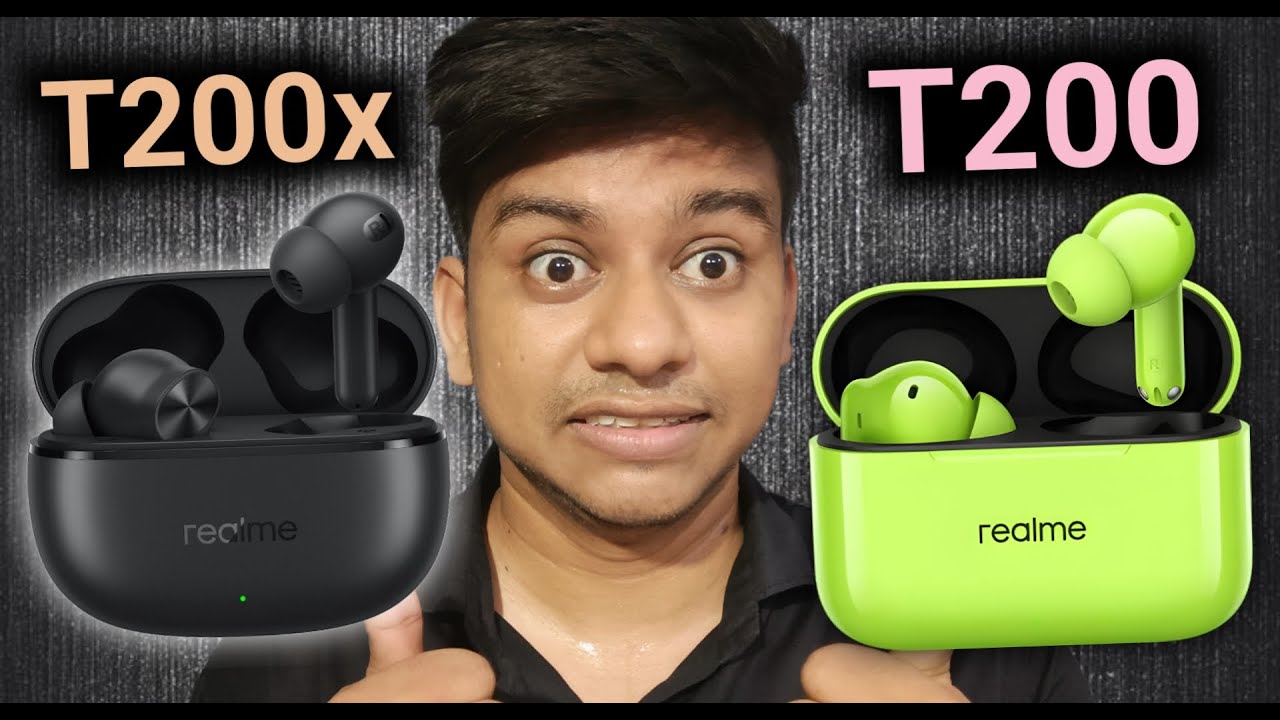 Which is best earbuds : Realme t200x or realme t200 : under 1500 - YouTube