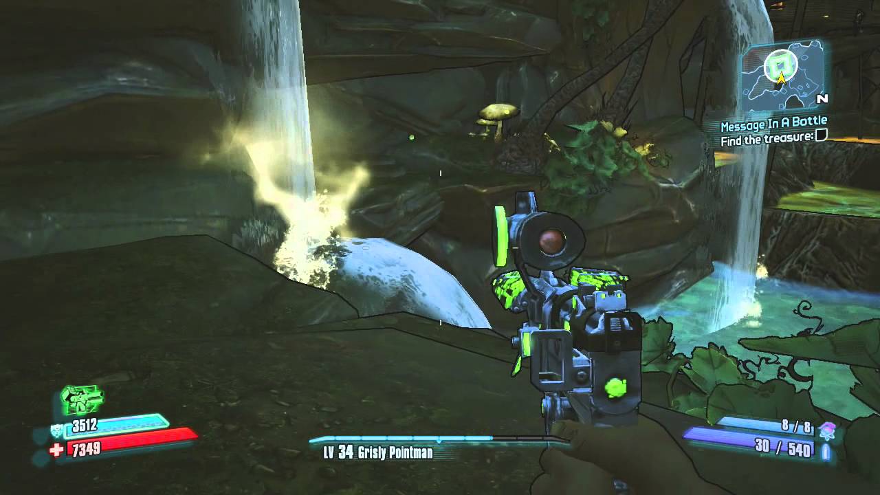 Borderlands 2: New DLC- "Message In A Bottle" Treasure Chest Location 2 ...