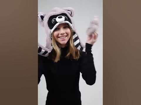 шапка енот - YouTube
