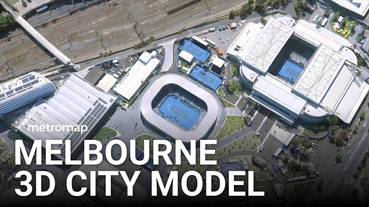 Melbourne 3D City Model by MetroMap - YouTube