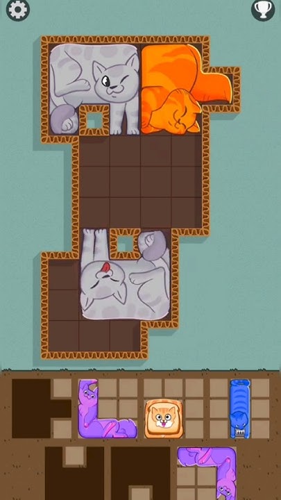 Cat Puzzle Game 😻😻 #catpuzzle #shorts #catgames #CreatingForIndia #viralvideo - YouTube