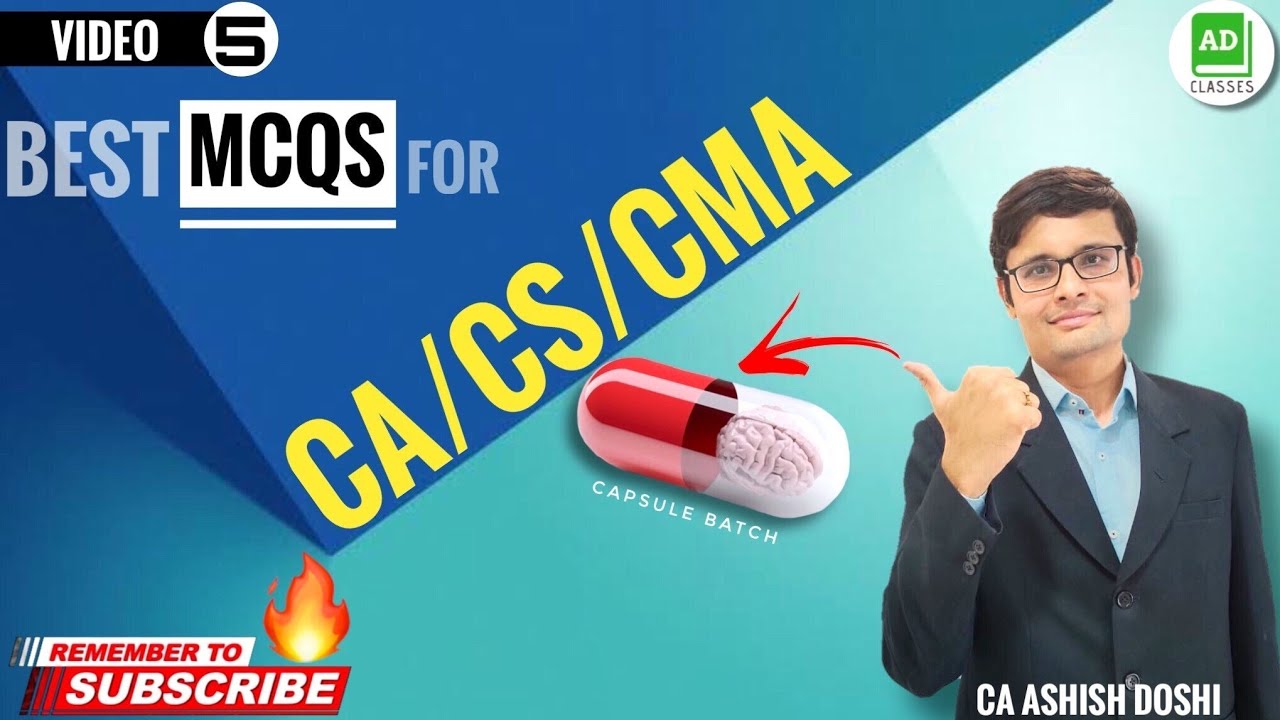 Daily MCQ Capsules for CA/CS/CMA- Part 5 - YouTube