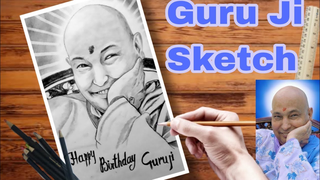 Guru Ji Sketch | blessing always guru ji | Guru Ji Sketch for Beginners ...