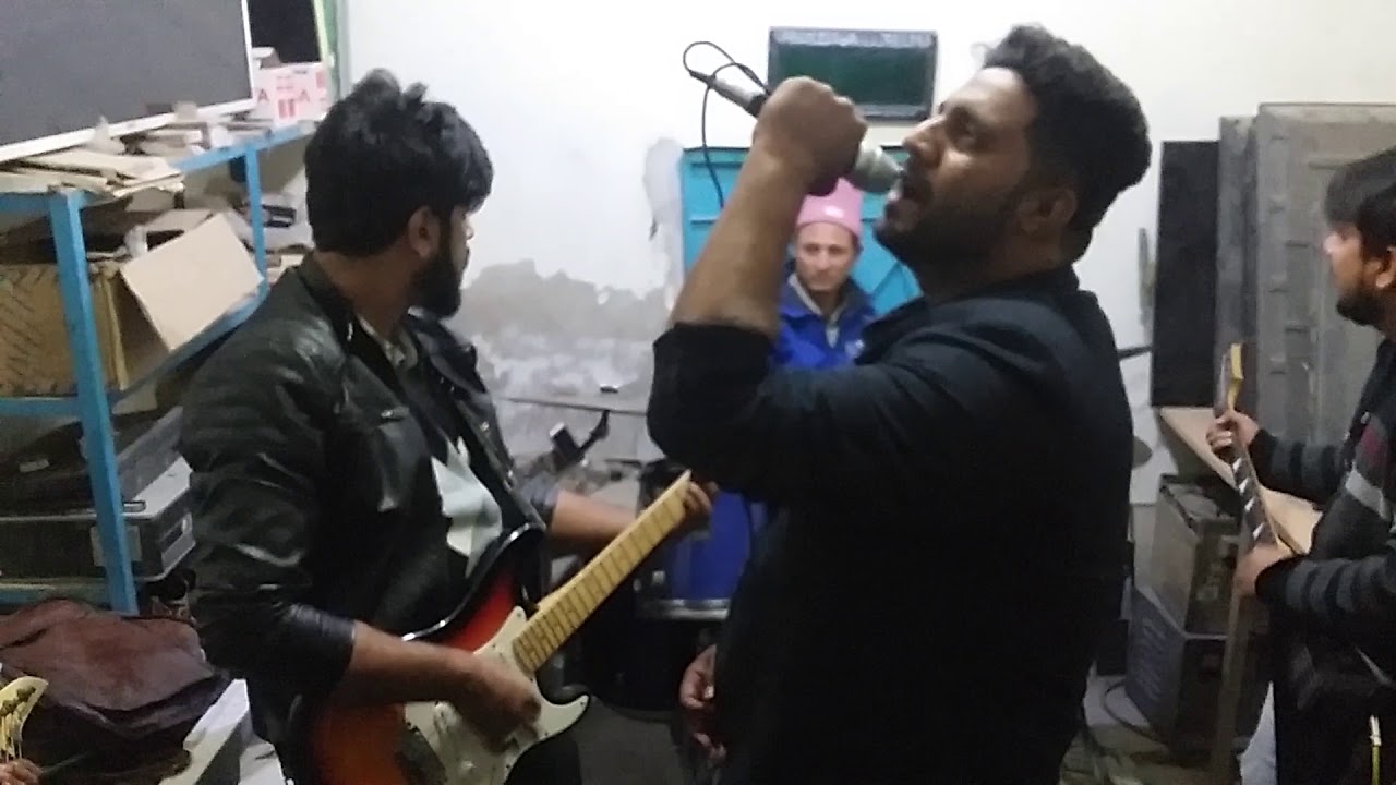 Garaj baras | practice with band | junoon | Rohail Aslam R.A - YouTube