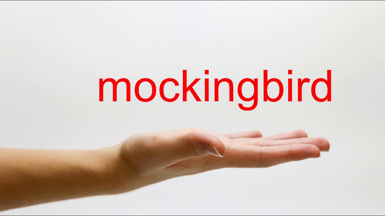 How to Pronounce mockingbird - American English - YouTube