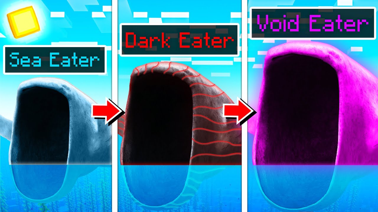 Becoming VOID SEA EATER in Minecraft! - YouTube