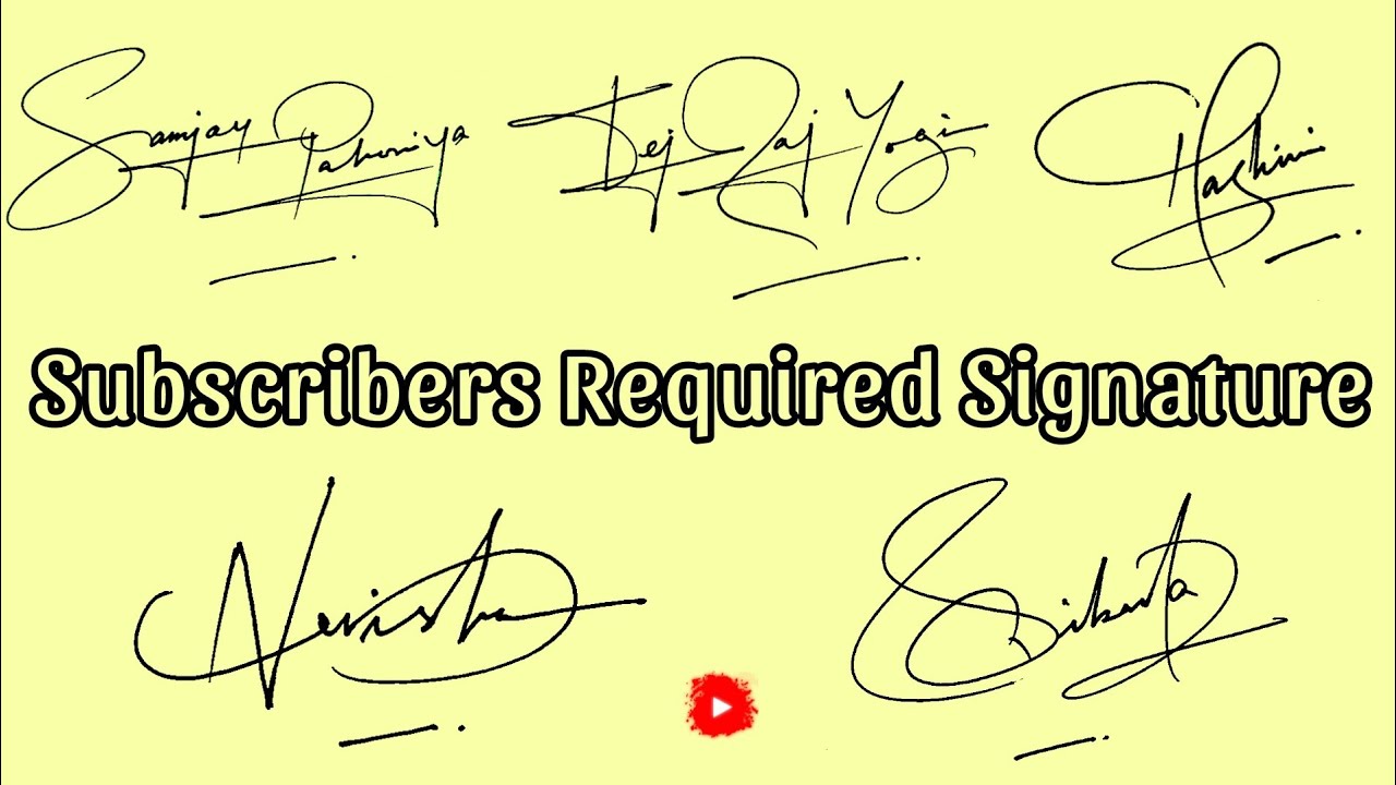 Signature tips | Requested Signature Tutorial || Anup Calligraphy # ...