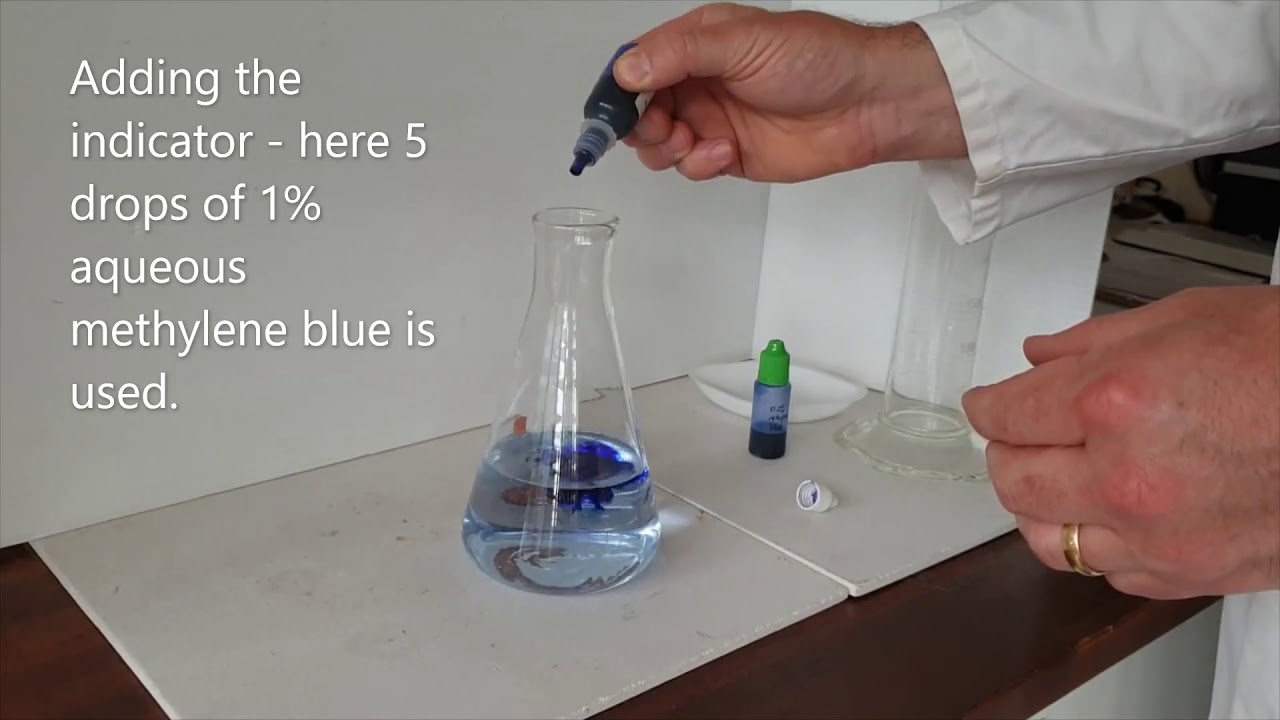Blue bottle reaction - YouTube