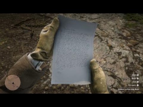 Red Dead Redemption 2 - Mary's goodbye letter - YouTube