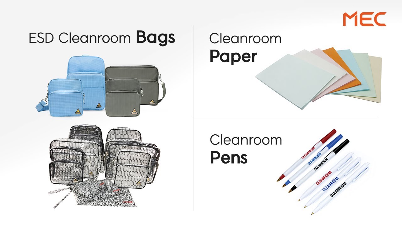 ESD Cleanroom Bags, Cleanroom Paper, Cleanroom Pens MEC Industries ...