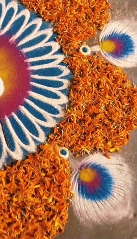 Art SKILL...... rangoli #2023 simple and easy - YouTube