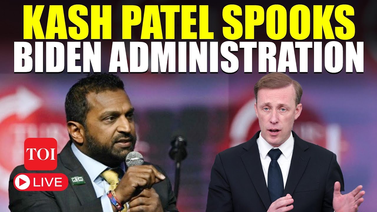 LIVE I Trump FBI Pick Kash Patel Sends Shivers In Biden Admin; Jake ...