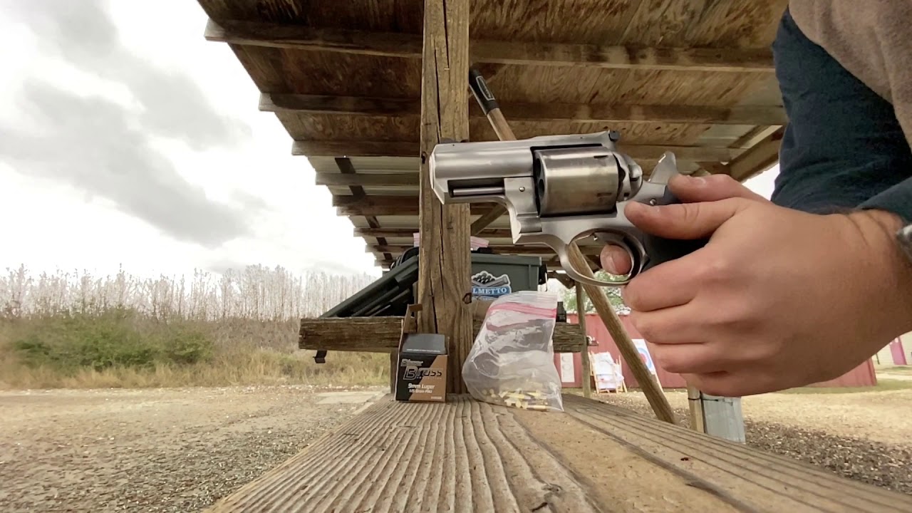 Slow-Mo Shooting Ruger Redhawk Alaskan - .45 Colt vs .454 Casull - YouTube