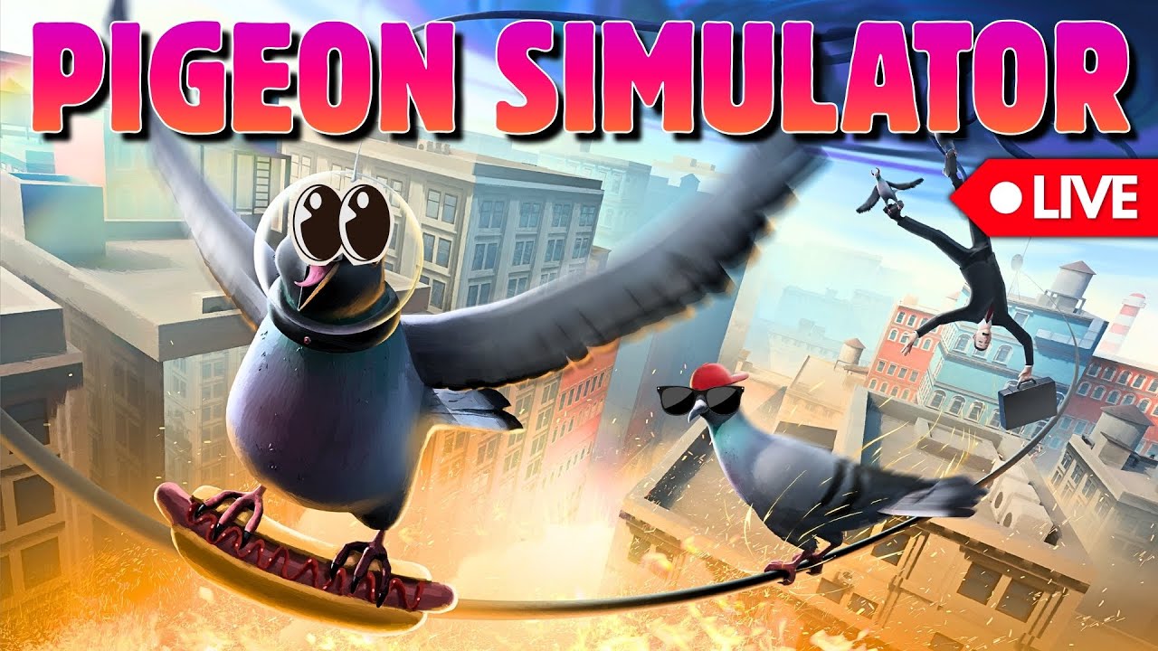 Let's Play Pigeon Simulator Anomaly Horror Live Gameplay - YouTube