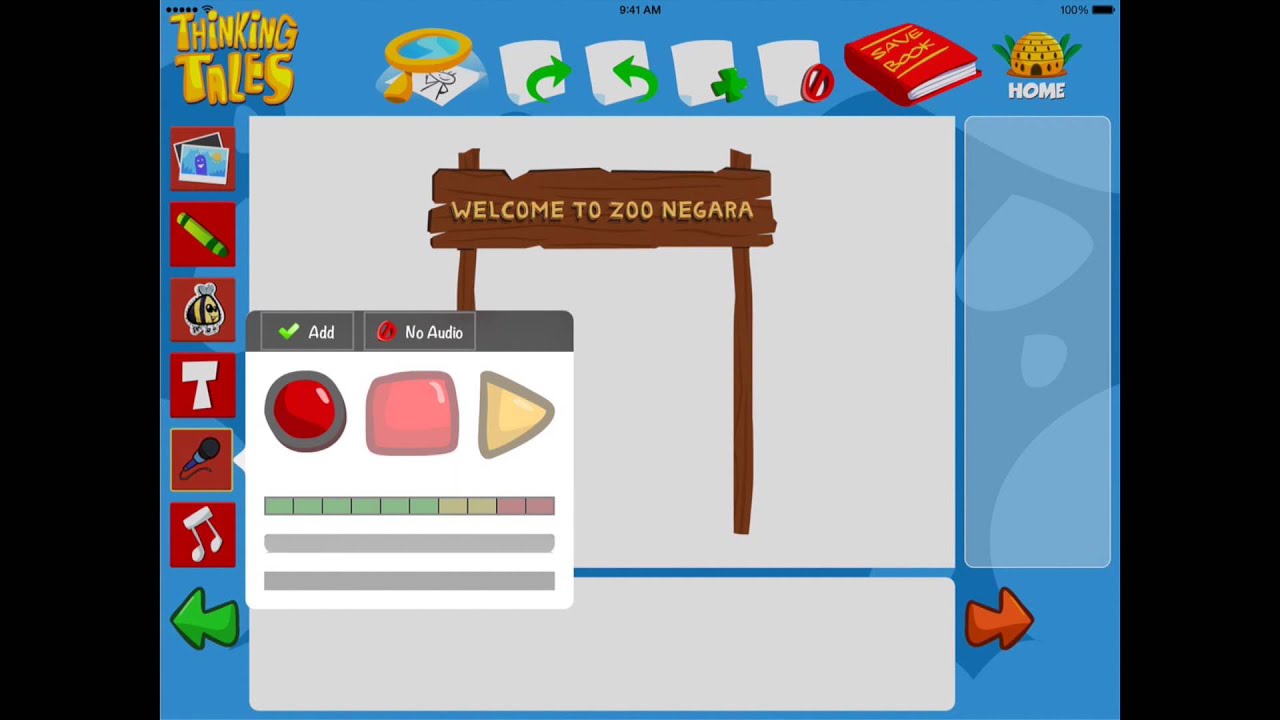 How To Use Thinking Tales Storybook Maker iPad app - YouTube