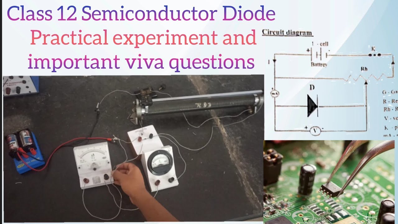 Class 12 Semiconductor Diode Experiment and viva questions - YouTube