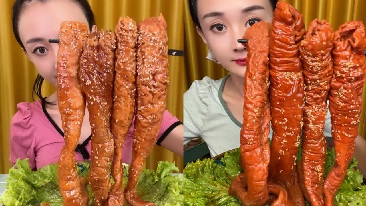 ASMR DAILY | Pork intestine ASMR Mukbang | പന്നിയിറച്ചി കുടൽ മുക്ബാംഗ് ...
