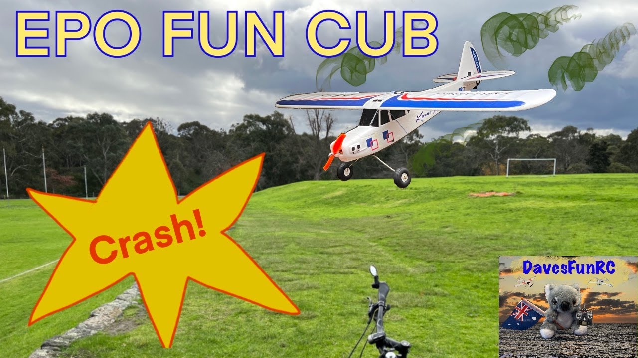 Fun Cub Crash and Repair - Part 1 #DavesFunRC - YouTube