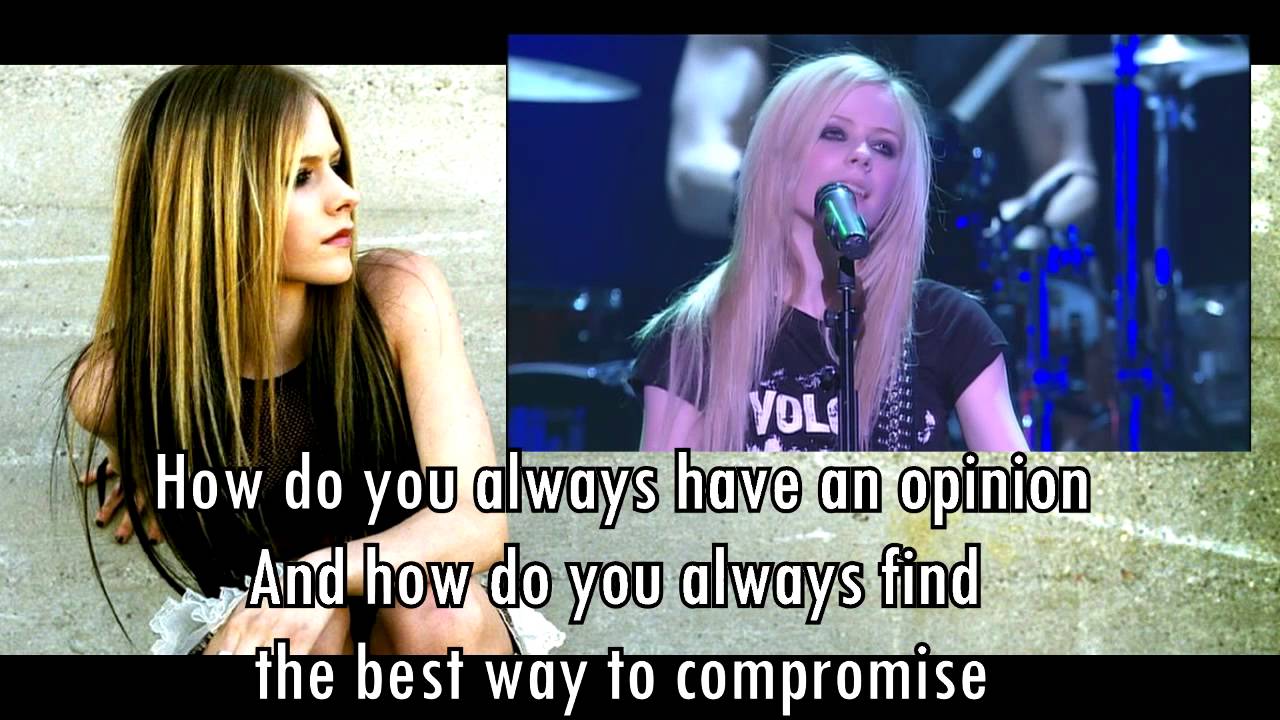 Avril Lavigne - Who Knows (Instrumental) (Lyrics) - YouTube