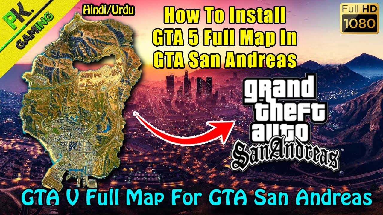 Gta San Andreas Vs Gta 5 Map