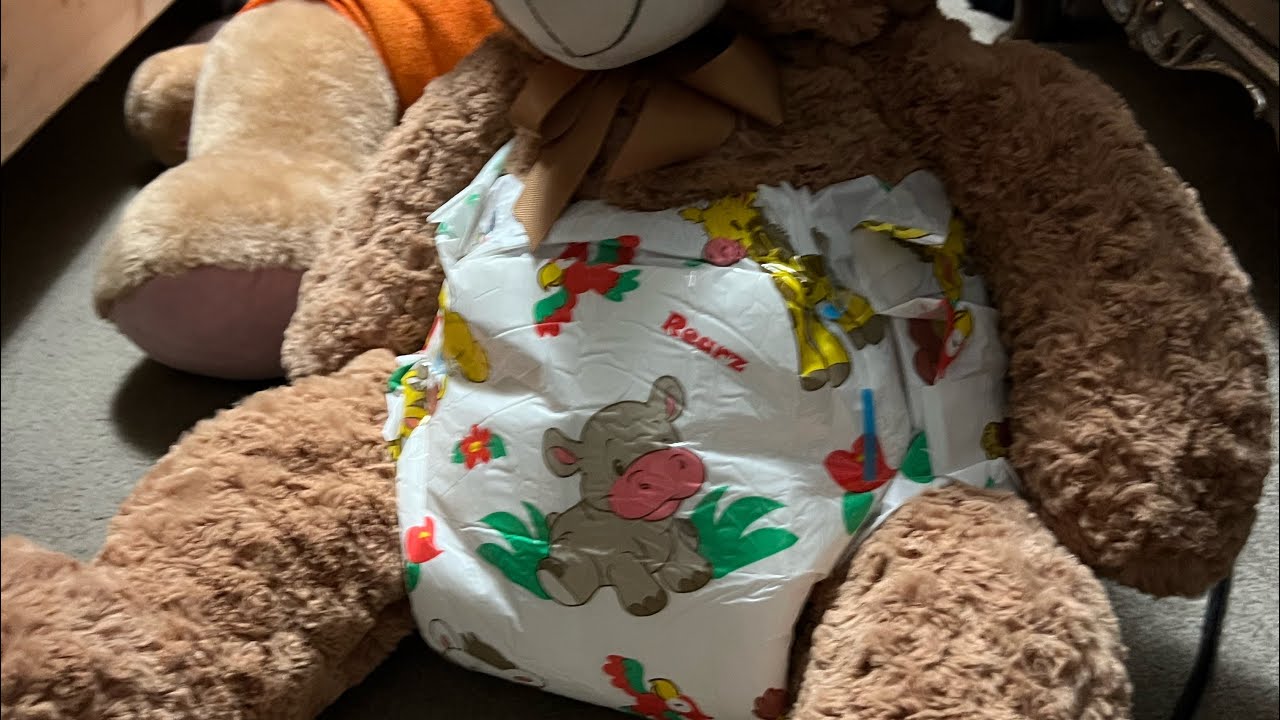 Showing how to put on diaper for adult - YouTube