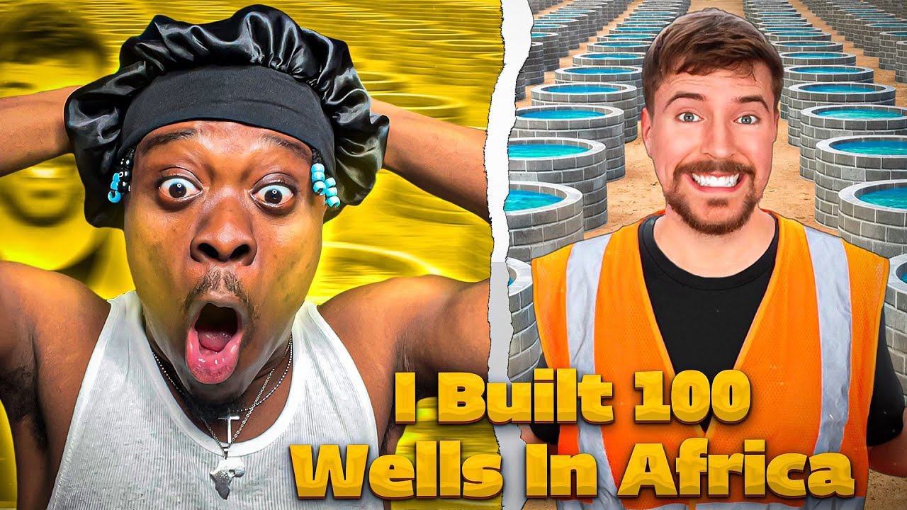 African 🇳🇬 Reacts to Mr Beast - I Built 100 Wells In Africa - YouTube