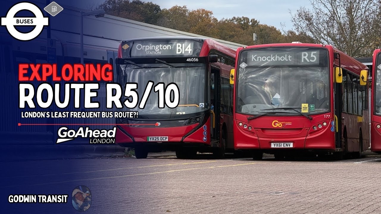 THIS is London’s LEAST FREQUENT Bus Route??! … Exploring Routes R5/R10 ...