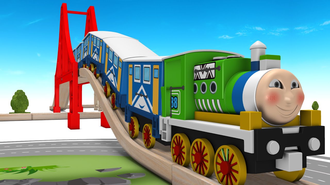 Toy Train Rush - Toddler Toy Factory - YouTube