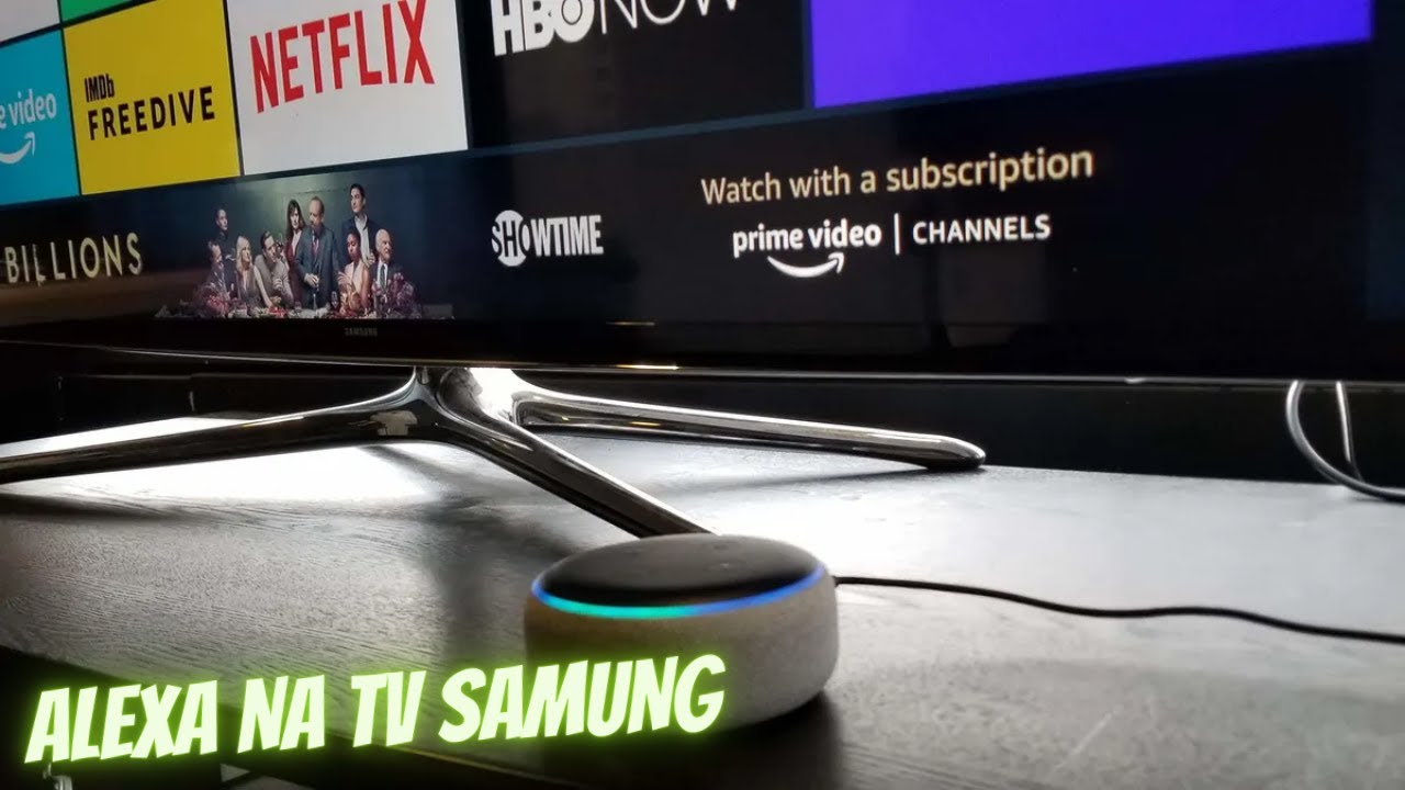 Como conectar a alexa echo dot na tv samsung ligar e desligar por ...