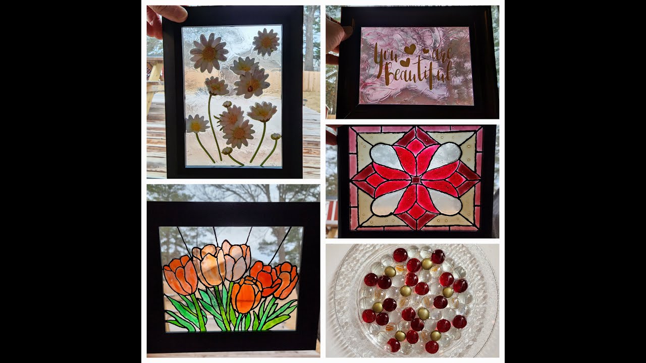 Faux Stained Glass, Mod Podge Swirl & a Sun Catcher. These gloomy ...