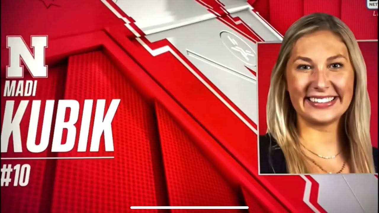 Madi 🧊 -ik - Nebraska Husker Volleyball - Madi Kubik - YouTube