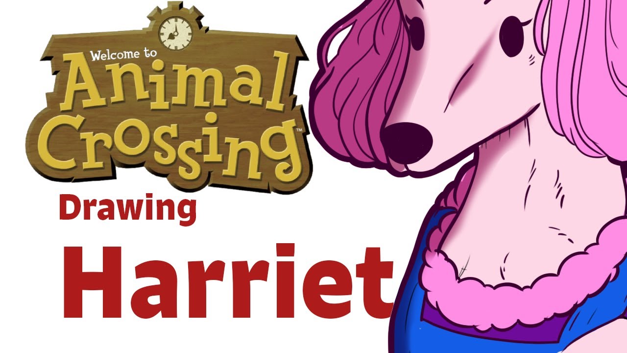 Harriet the Unemployed Poodle From Animal Crossing ( Speed Paint ...