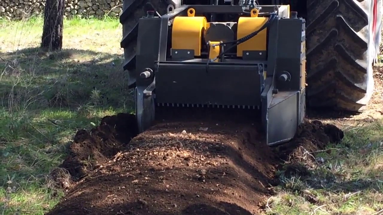 Freza forestiera AGRI WORLD FTC 100.25 pentru cioate su rădăcini - YouTube