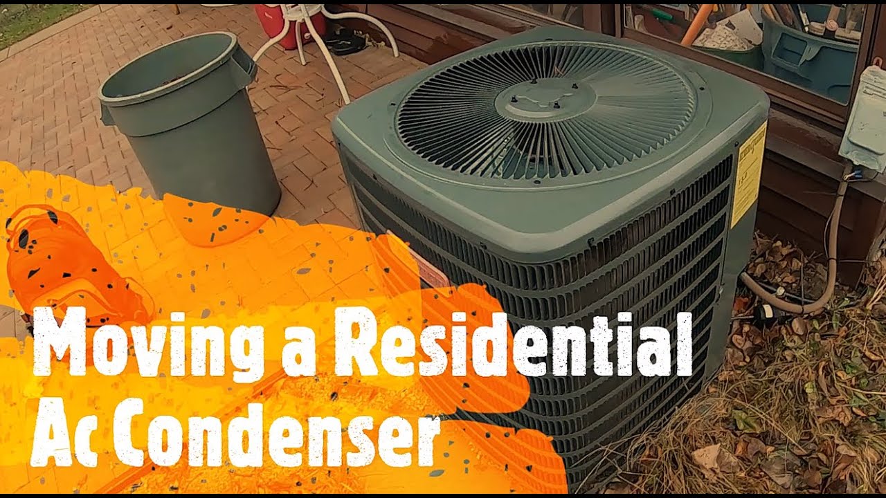 Relocating Copper Line sets for a Condenser - YouTube