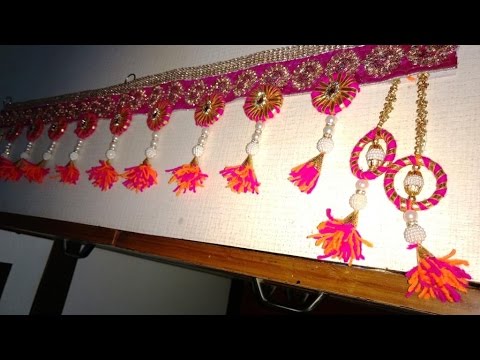 MAKING OF DOOR DECOR (BANDARWAL) - YouTube