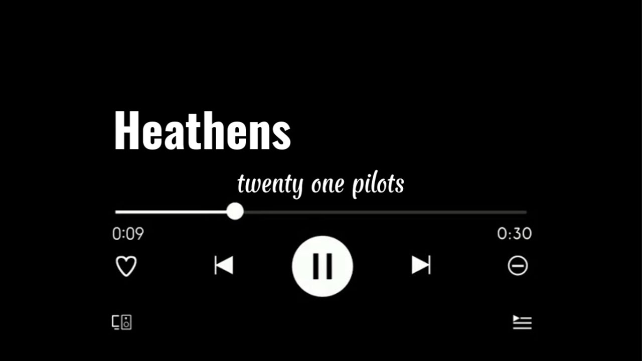 Twenty One Pilots Heathens Lyrics Youtube