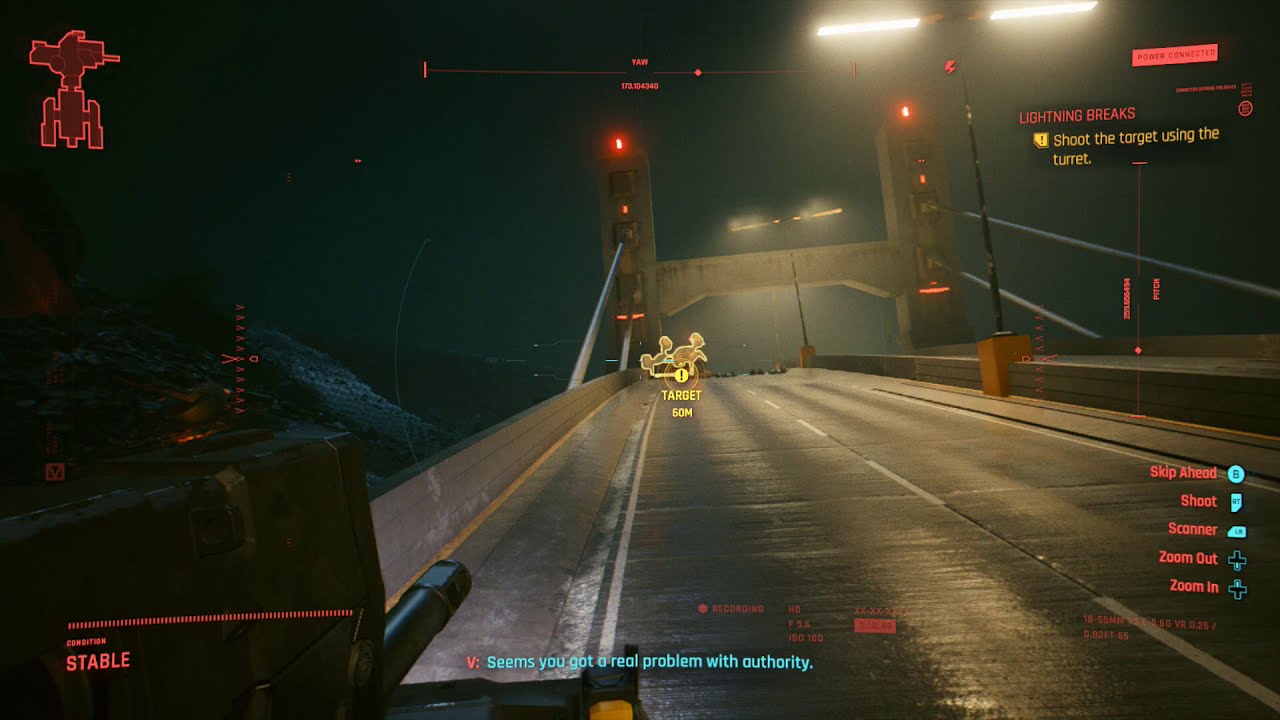 Cyberpunk 2077 - Riding Around In Panam Truck And Using Turret Gun On ...