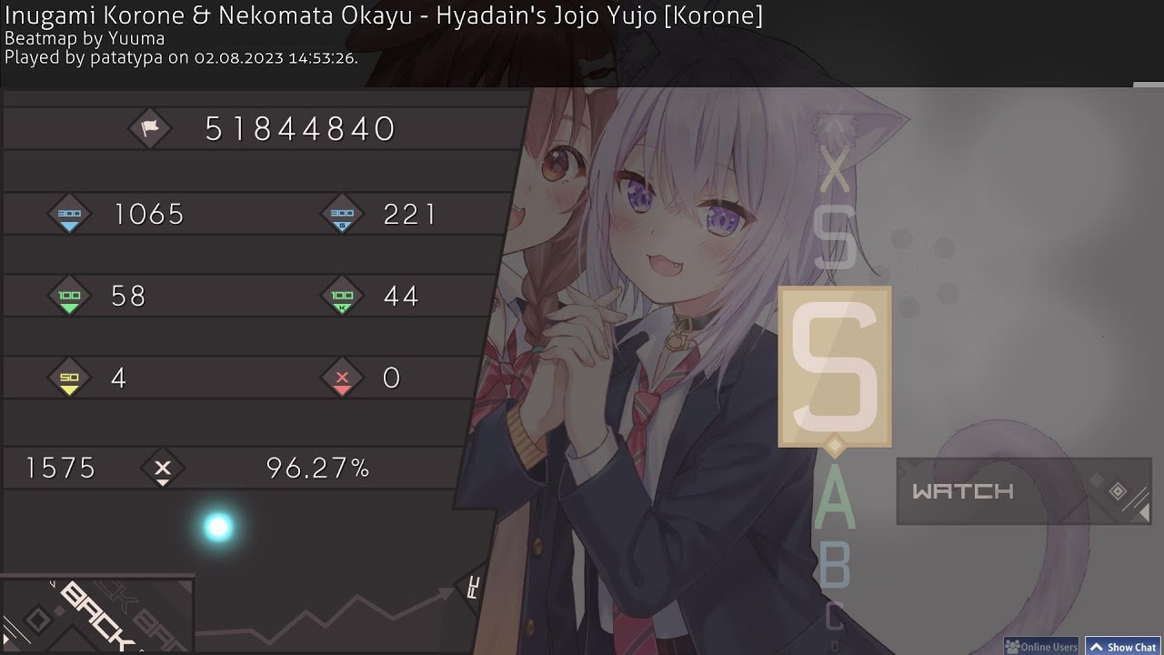 Hyadain's Jojo Yujo от Inugami Korone & Nekomata Okayu |Korone| 6.42 ...