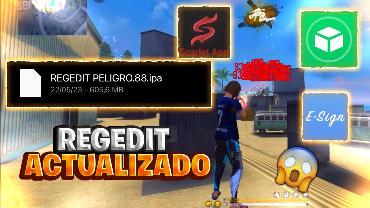 COMO ACTIVAR CORRECTAMENTE REGEDIT EN IPHONE FREE FIRE 2023 - YouTube