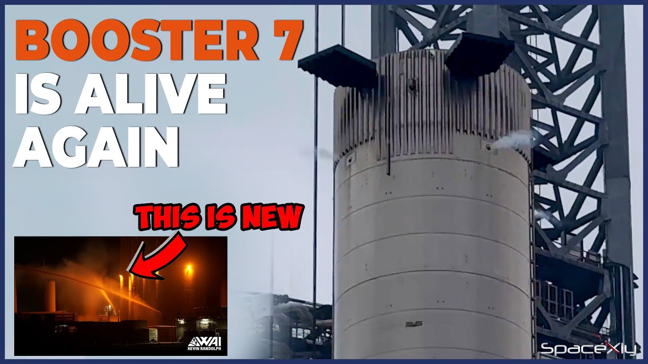 Booster 7 Coming Back to Life + New Fire Suppression System installed ...