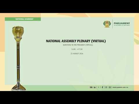 National Assembly Plenary, 25 August 2026