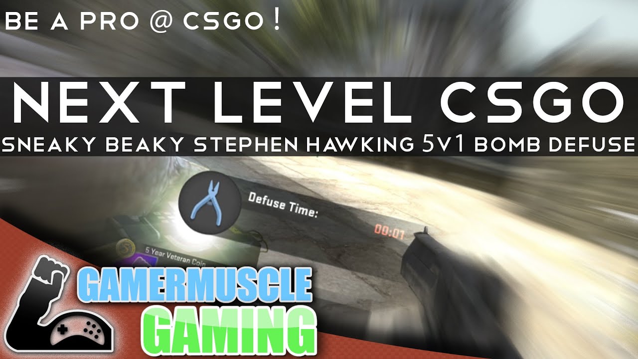 SNEAKY BEAKY STEPHEN HAWKING 5V1 BOMB DEFUSE - BE A PRO @ Counter ...