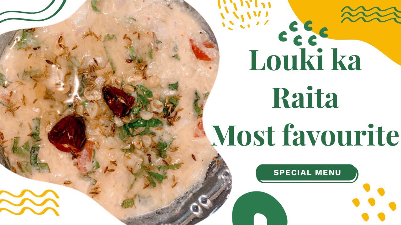Lauki Ka Raita | Easy Loki Ka Raita | Yummy loki Raita Recipe Urdu ...
