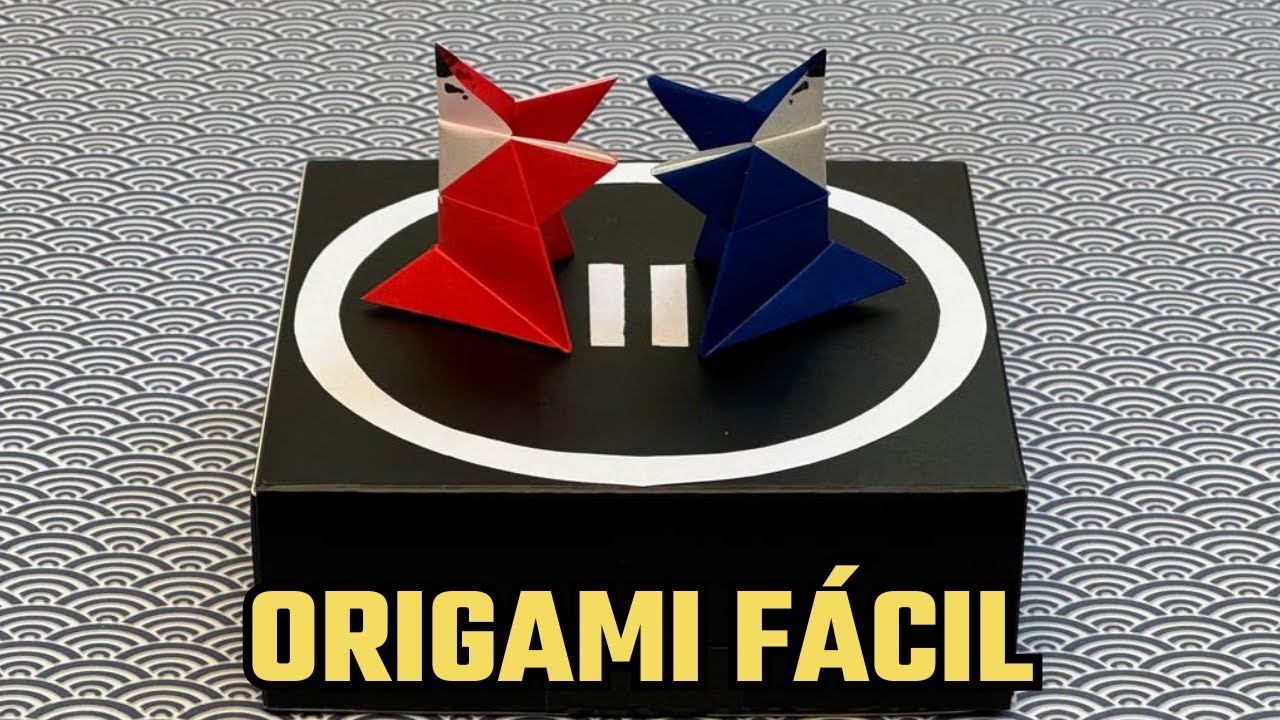 LUTADOR DE SUMÔ DE ORIGAMI(DOBRADURA DE PAPEL) - PASSO A PASSO - YouTube