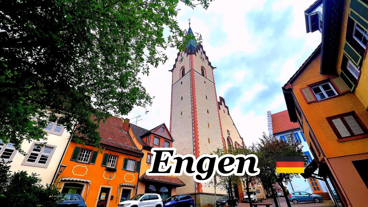Engen | Most Beautiful Medieval Town in Germany | 4K | Enjoy a quiet ...