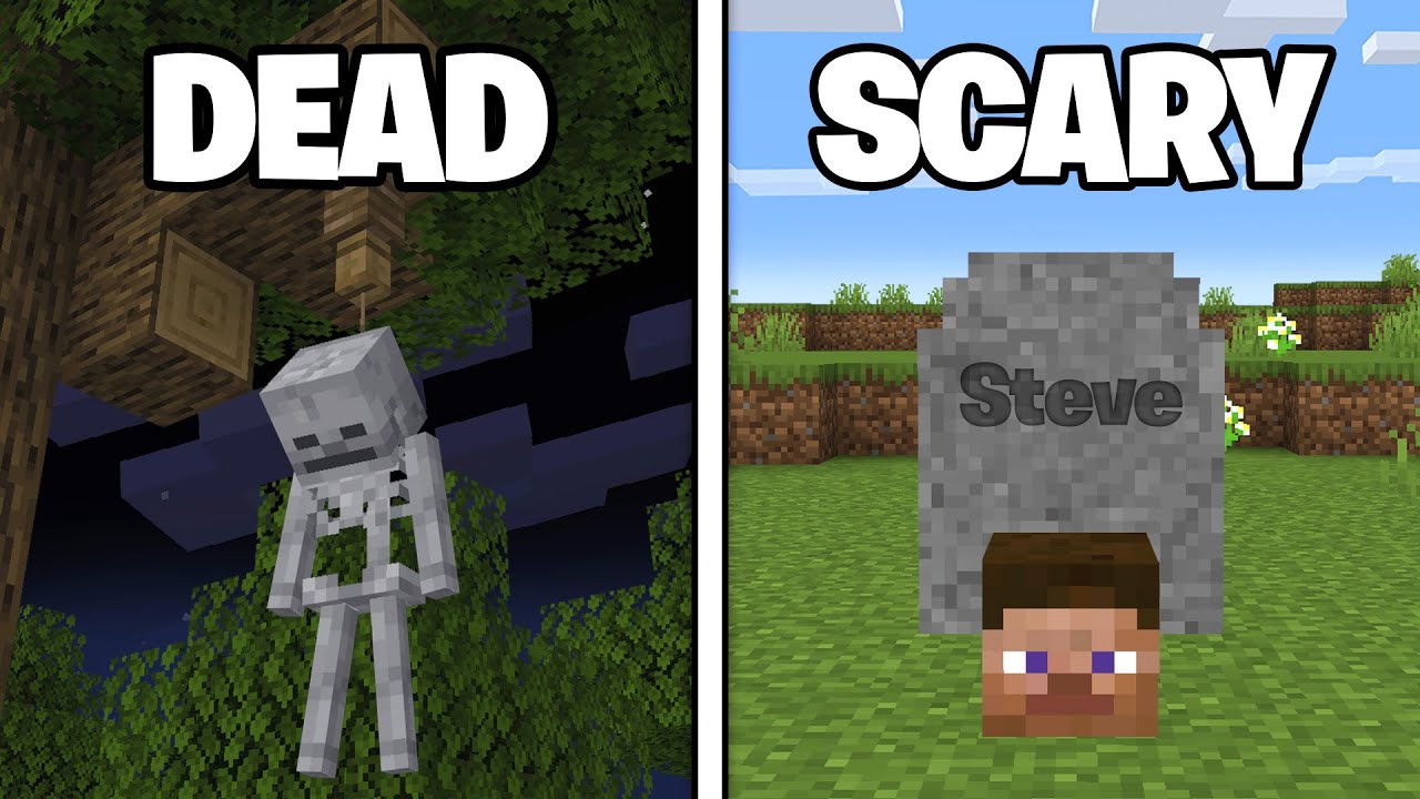 Testing Scary Minecraft Build Hacks That FREAK You Out - YouTube
