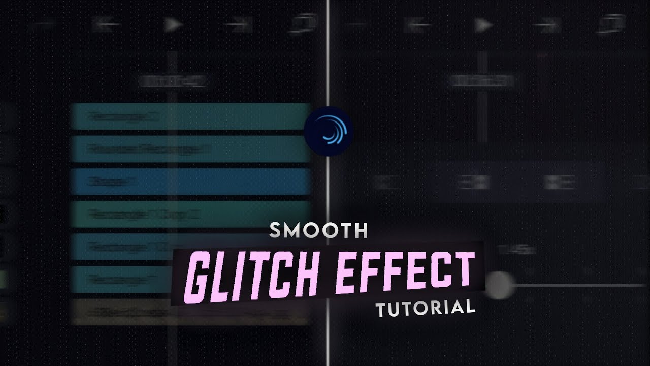 Smooth glitch effect tutorial on alight motion (+Preset) - YouTube