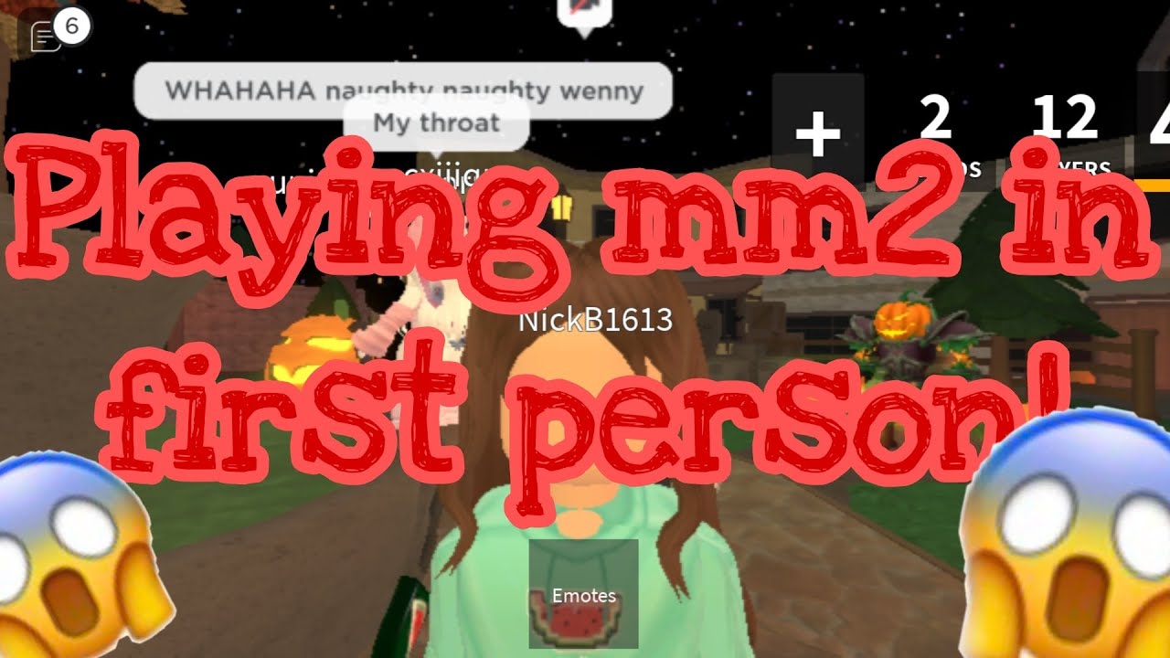 Playing MM2 in first person for the fisrt time!🔫🗡😝 - YouTube