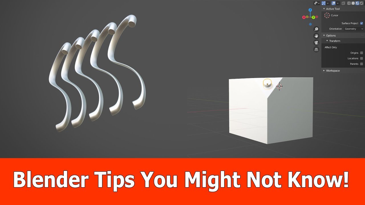 Blender Tips That You Might Not Know - YouTube